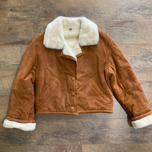 metropolitan new york 10001 | Jackets & Coats | Vintage Leather Suede ...